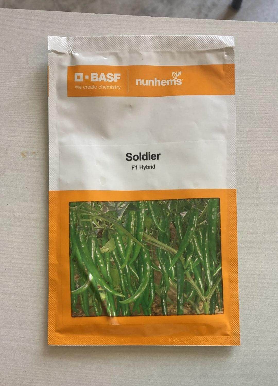 Buy Soldier F1 Hybrid Chilli (BASF | Nunhems) Seeds Online | Farmers Stop