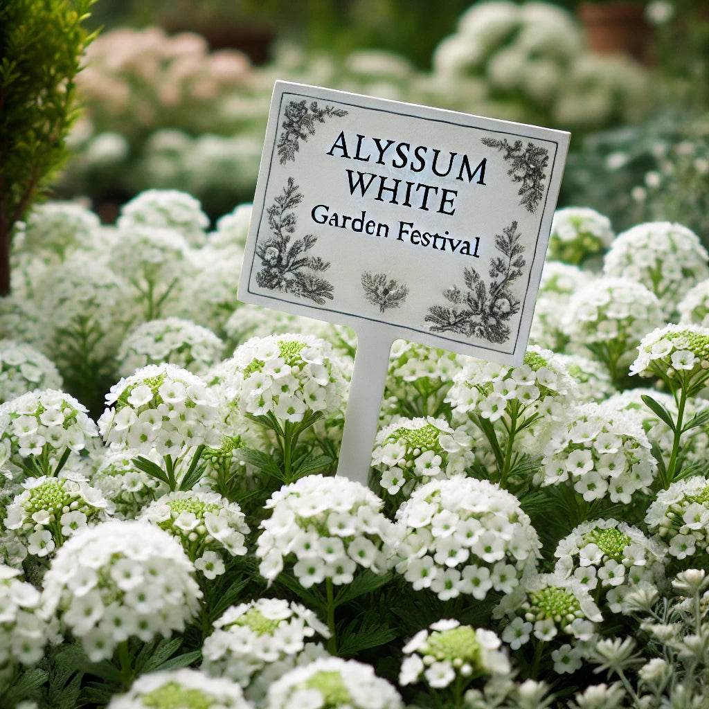 Alyssum Benthami White (Alyssum White Seeds | Garden Festival Collection | Beautiful Ground ...